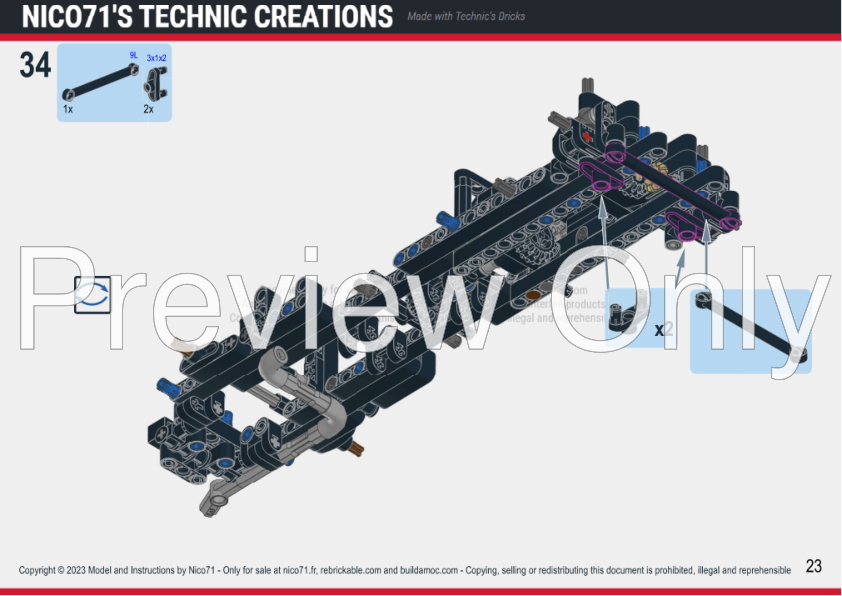 LEGO MOC Citroën Traction (Flat Trunk) by Nico71 | Rebrickable - Build ...