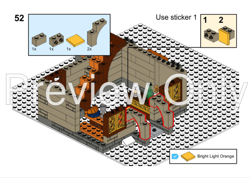LEGO MOC Modular Hogsmeade - Modification of set 76388 by Brick Artisan | Rebrickable - Build ...