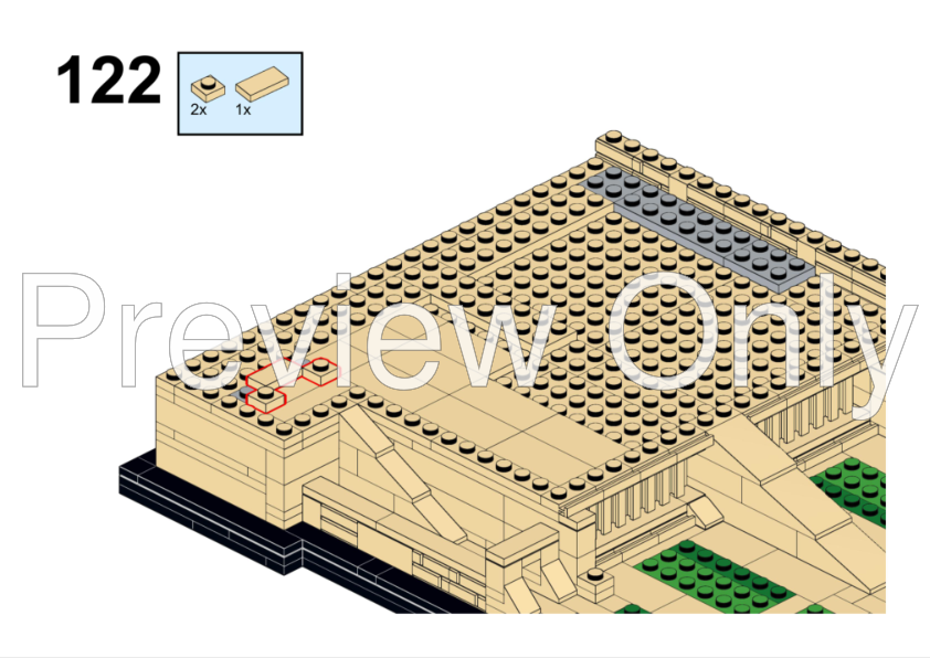 Lego Moc Temple Of Hatshepsut By Blockwise Rebrickable Build With Lego