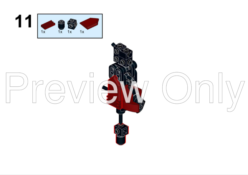 LEGO MOC Mech_red_robot by HyeongMin park | Rebrickable - Build with LEGO