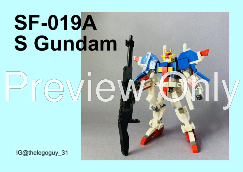 LEGO MOC SF-019A S Gundam by TheLegoGuy31 | Rebrickable - Build with LEGO