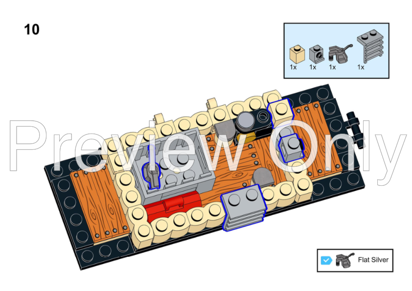 LEGO MOC Caboose (Rio Grande inspired) Train Carriage by Felix_Mezei ...