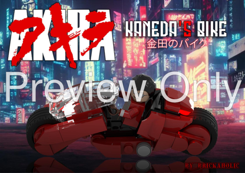 LEGO MOC LEGO KANEDA'S BIKE - AKIRA - Original and naked version by ...
