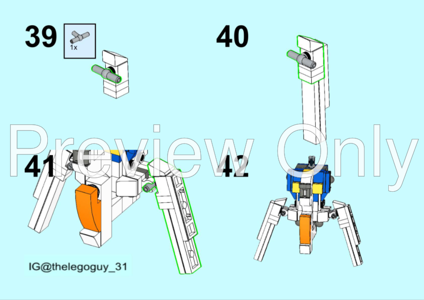 Lego Moc Sf 019b Ex S Gundam By Thelegoguy31 Rebrickable Build With