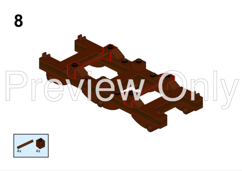 LEGO MOC Medieval Battering Ram by Huebre | Rebrickable - Build with LEGO