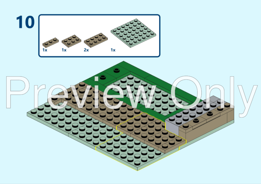 LEGO MOC Whitby Harbourside and Abbey by JoeIsMaking | Rebrickable ...