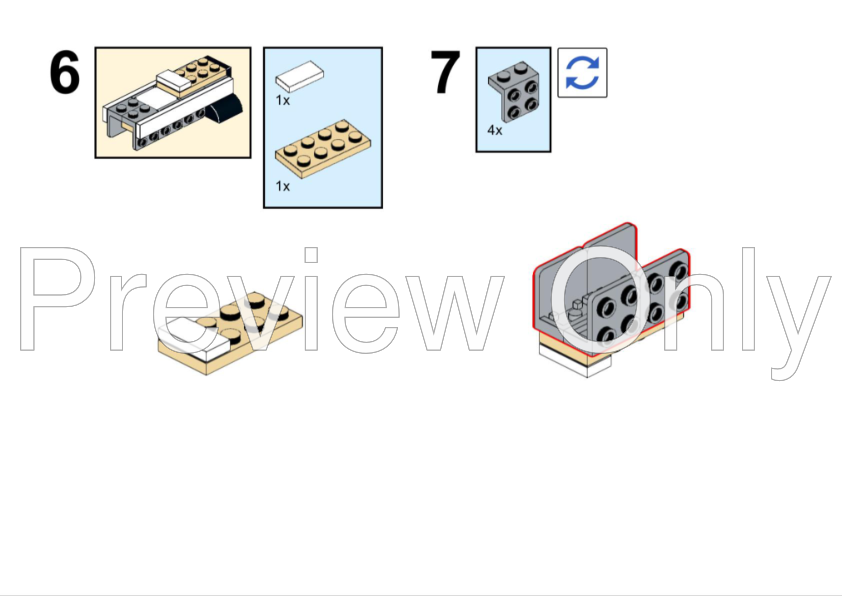 LEGO MOC Micro-Ships from Above and Beyond, Bundle of 31134 Alternate ...