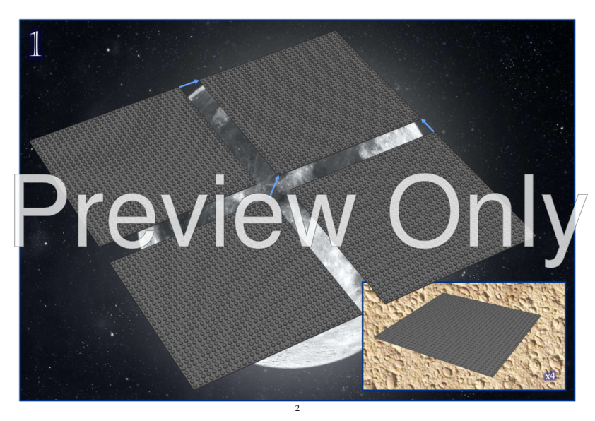 LEGO MOC Moon Base by Thierry | Rebrickable - Build with LEGO