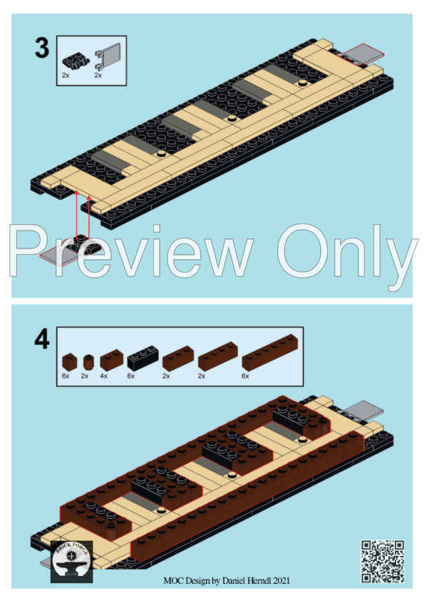 LEGO MOC Classic Steam Locomotive by Brick Forge | Rebrickable - Build ...