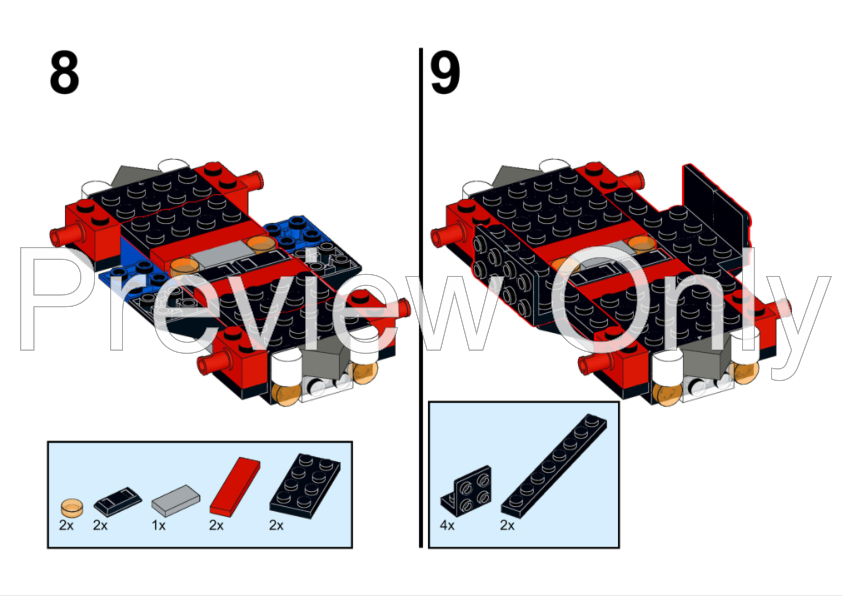 LEGO MOC 60324 Wheeled Excavator by Larsagri | Rebrickable - Build with ...