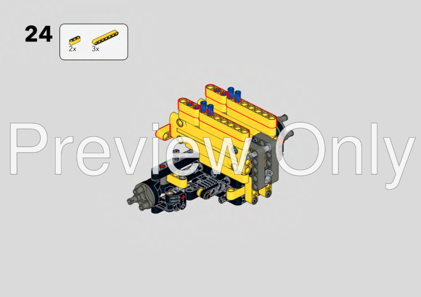 LEGO MOC 42081 - Backhoe Loader by Casual.lego.enjoyer | Rebrickable ...