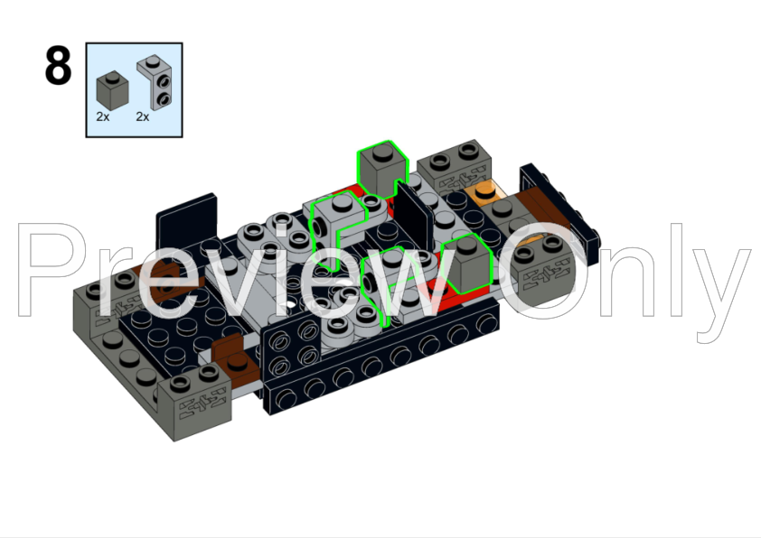 Lego Moc 76912 Porsche Gt1 98 By Kmpmocs Rebrickable Build With Lego