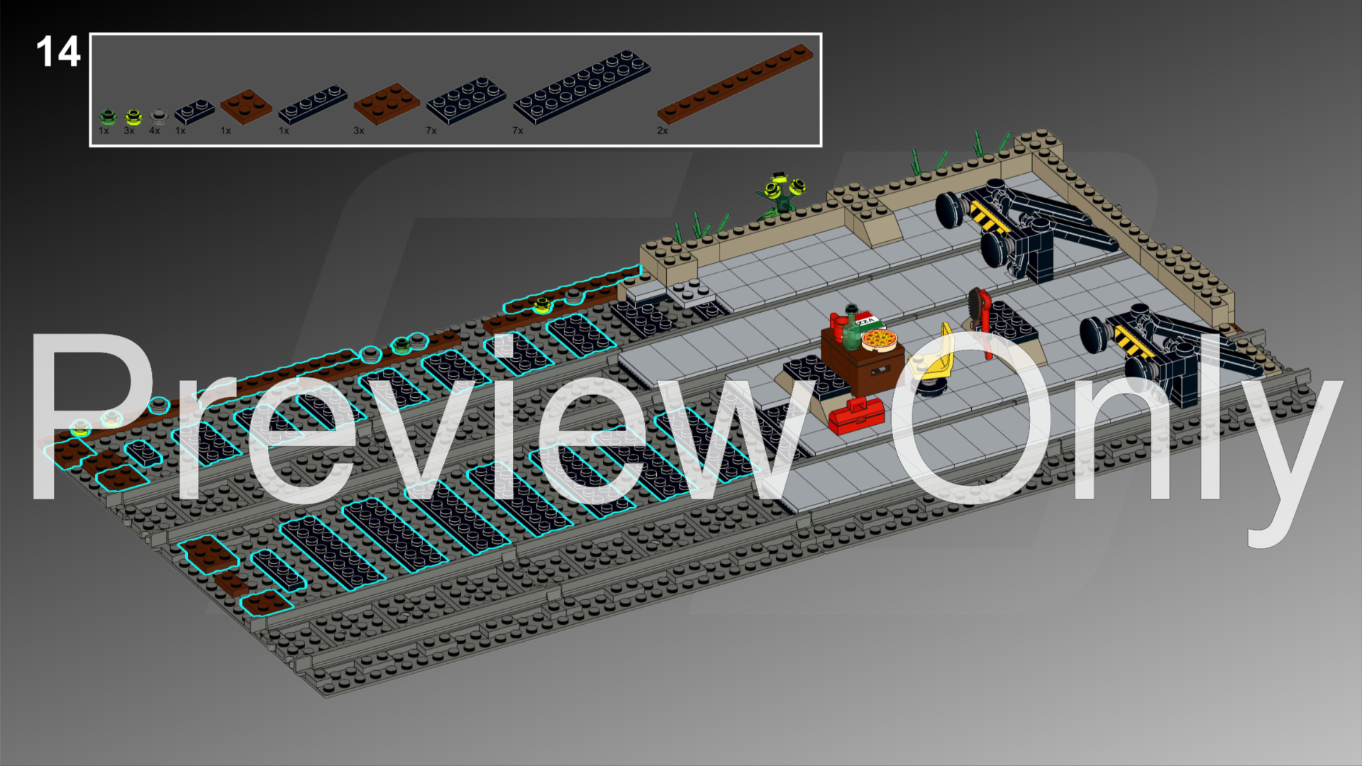 LEGO MOC Historical Locomotive Shed by NeoSephiroth | Rebrickable ...