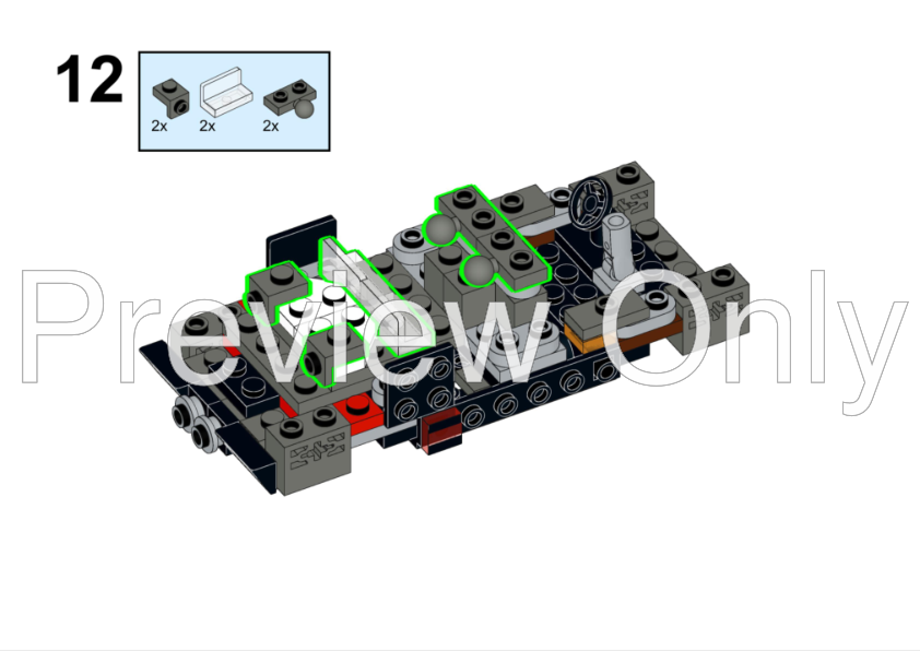 Lego Moc 76912 Lamborghini Diablo Gtr By Kmpmocs Rebrickable Build