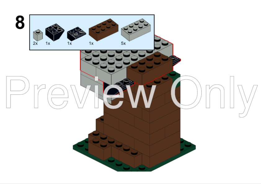 LEGO MOC Tree hugging koalas by Ehmylee | Rebrickable - Build with LEGO
