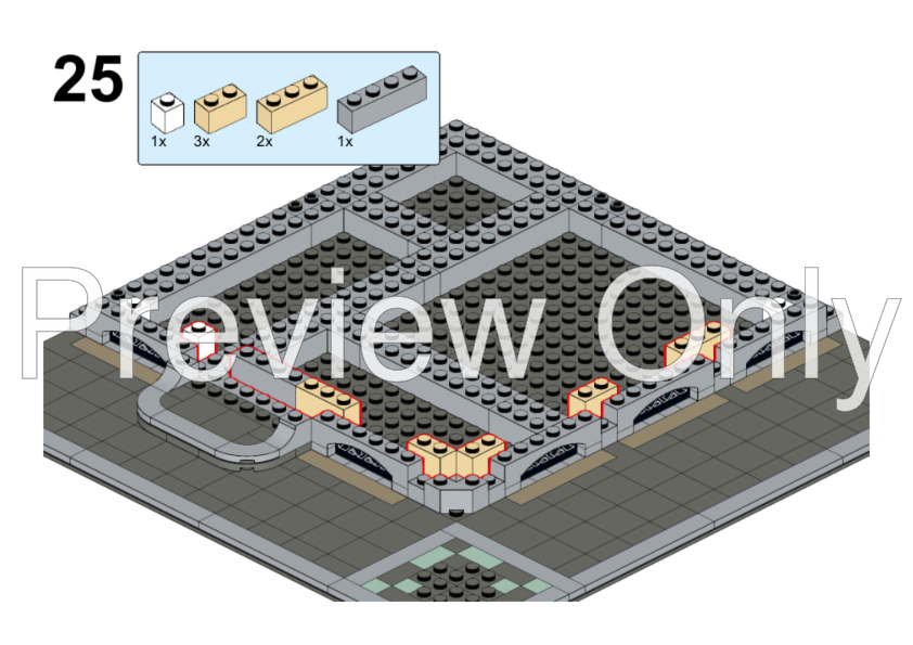LEGO MOC Modular The Consulate by HannibalJoost | Rebrickable - Build ...