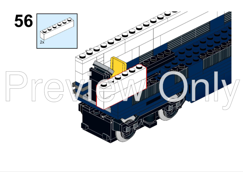 LEGO MOC Italian E444 old locomotive by Handers | Rebrickable - Build ...