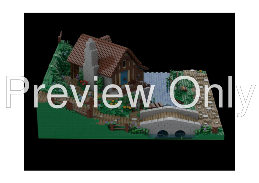 LEGO MOC Hobbiton - Section 4 by 03janedoe | Rebrickable - Build with LEGO