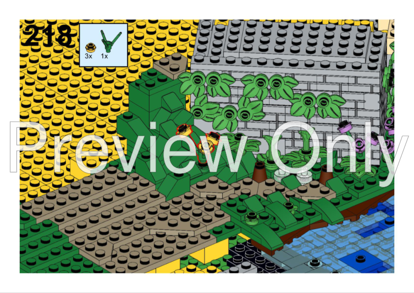 LEGO MOC Hobbiton - Section 4 by 03janedoe | Rebrickable - Build with LEGO