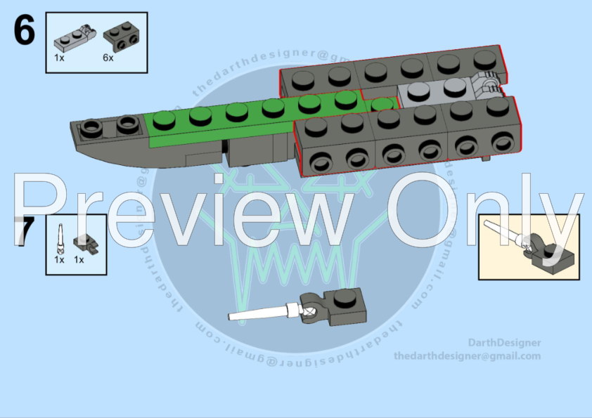 LEGO MOC MQ-20 AVENGER | UAV Drone - 1:35 Scale by DarthDesigner ...