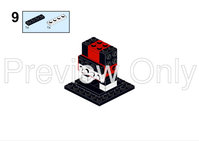 Lego Moc Setzer Gabbiani Ffvi Brickheadz By Headache Rebrickable
