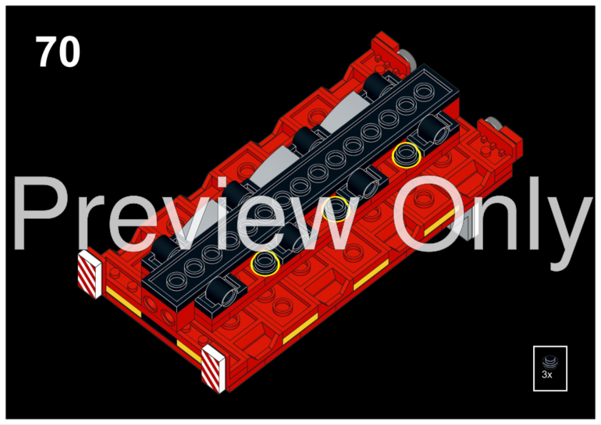 Lego Moc 10 Axles Low Loader Trailer By Gmtbricks Rebrickable Build