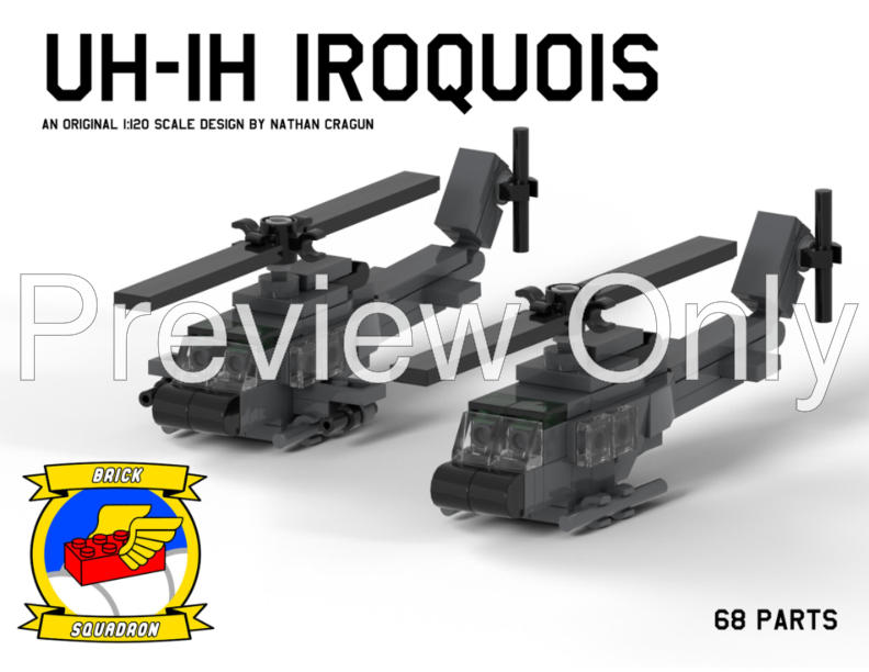 LEGO MOC UH-1 Huey Collection by brick_squadron | Rebrickable - Build ...