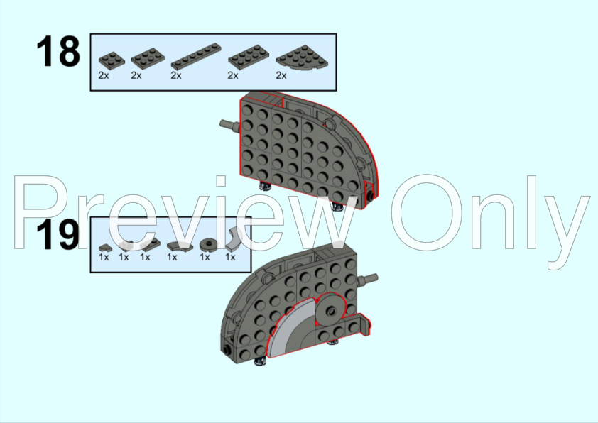 LEGO MOC 3 Stud Scale Proton Cannon by 3studman | Rebrickable - Build ...