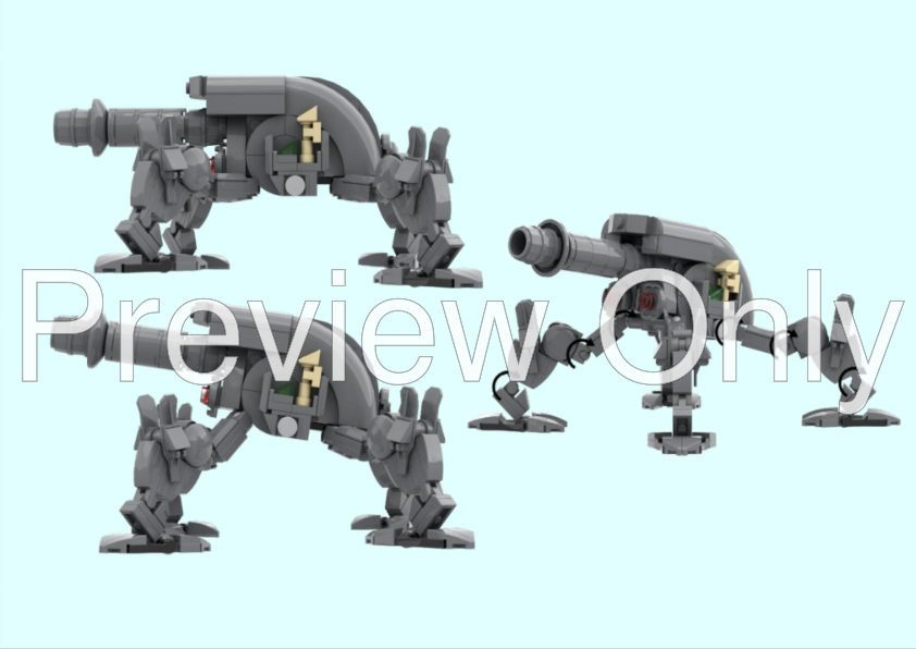 LEGO MOC 3 Stud Scale Proton Cannon by 3studman | Rebrickable - Build ...