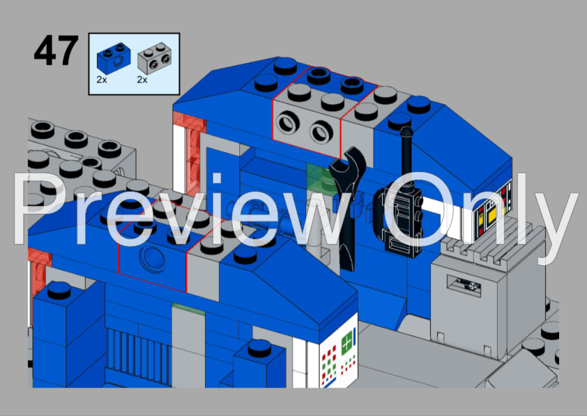 LEGO MOC 10497 Alt Build- Galaxy AT-TE by Camobricktape | Rebrickable ...