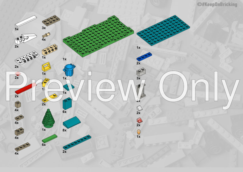 LEGO MOC 60386 Car & Road Checkpoint by Keep On Bricking | Rebrickable ...