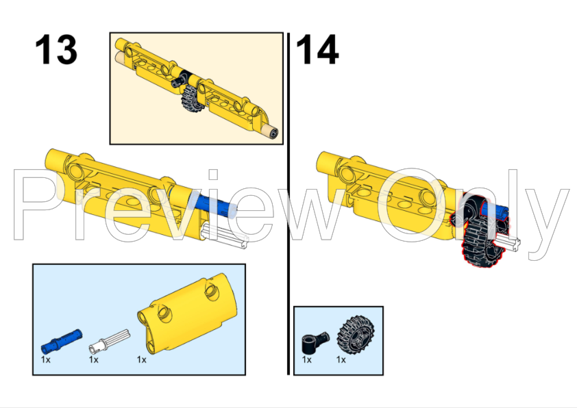LEGO MOC 42136 Zero-Turn Mower by Larsagri | Rebrickable - Build with LEGO