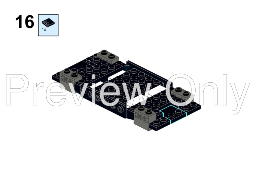 LEGO MOC Orange Pick-Up LEGO 76918 alternate build 2 by n2brick ...