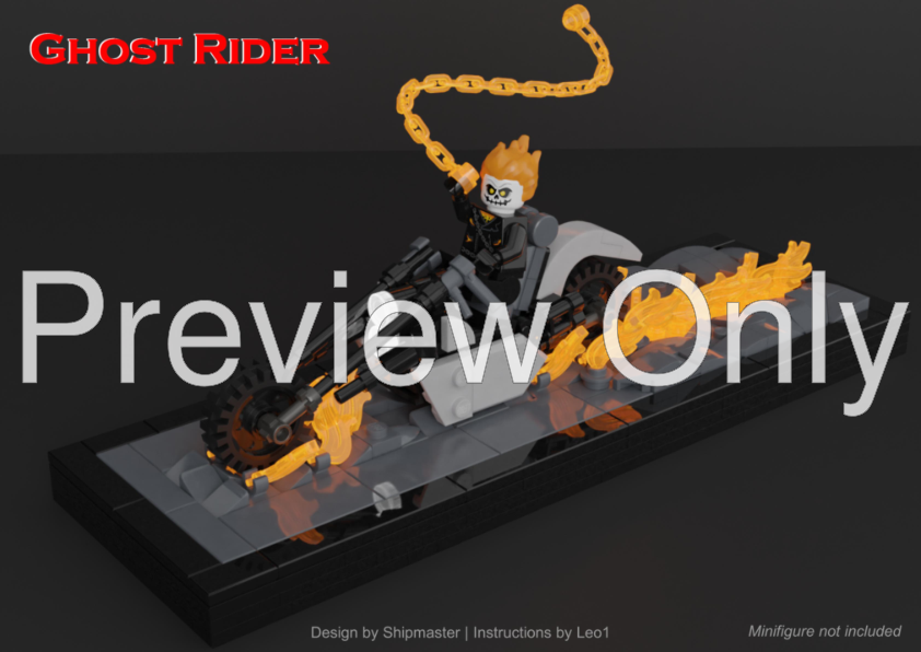 LEGO MOC Ghost Rider by Undisputed_Shipmaster | Rebrickable - Build ...