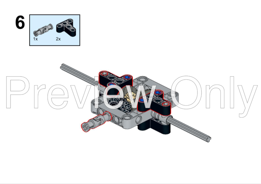 LEGO MOC Mini 4WD Articulating Tractor with Blade by TechnicModlr ...