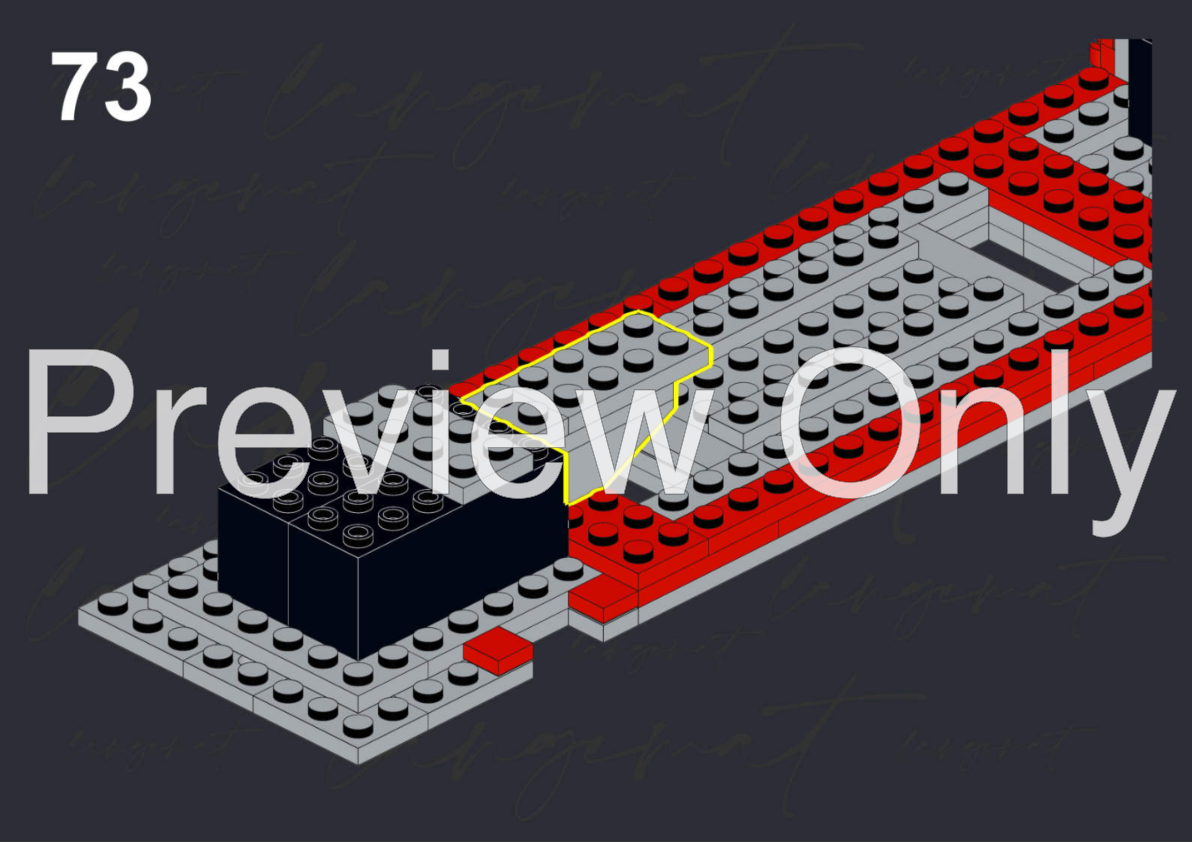 LEGO MOC Diesel Locomotive EMD F7 Santa Fe by langemat | Rebrickable - Build with LEGO