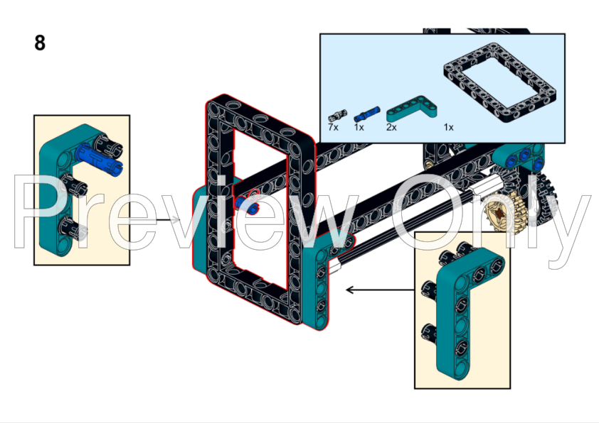 LEGO MOC Scanner-copier by Arpeggi0 | Rebrickable - Build with LEGO