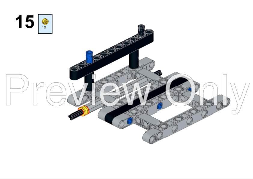 LEGO MOC bale trailer by Reinard | Rebrickable - Build with LEGO