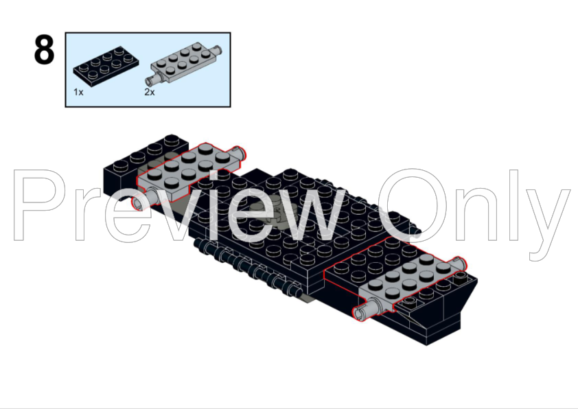 LEGO MOC Desert DPV by TheBrickTechnician | Rebrickable - Build with LEGO