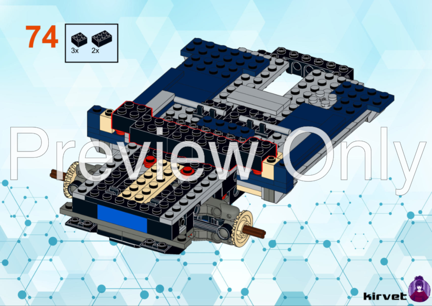 Lego Moc 10265 Warrior H3 By Kirvet Rebrickable Build With Lego