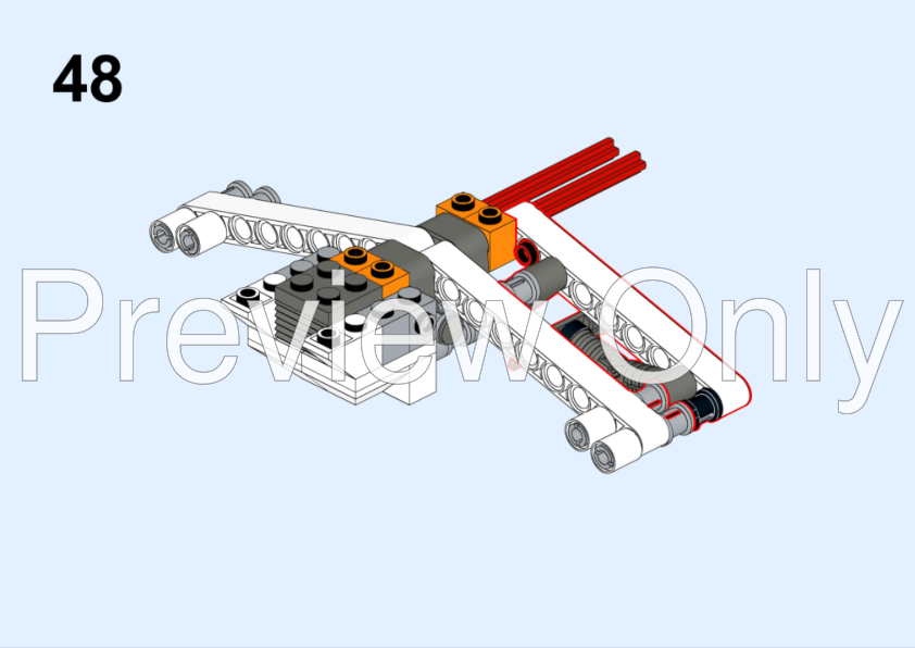 Lego Moc Pixel Dans 75364 E Wing Modifications Incl Display Stand By