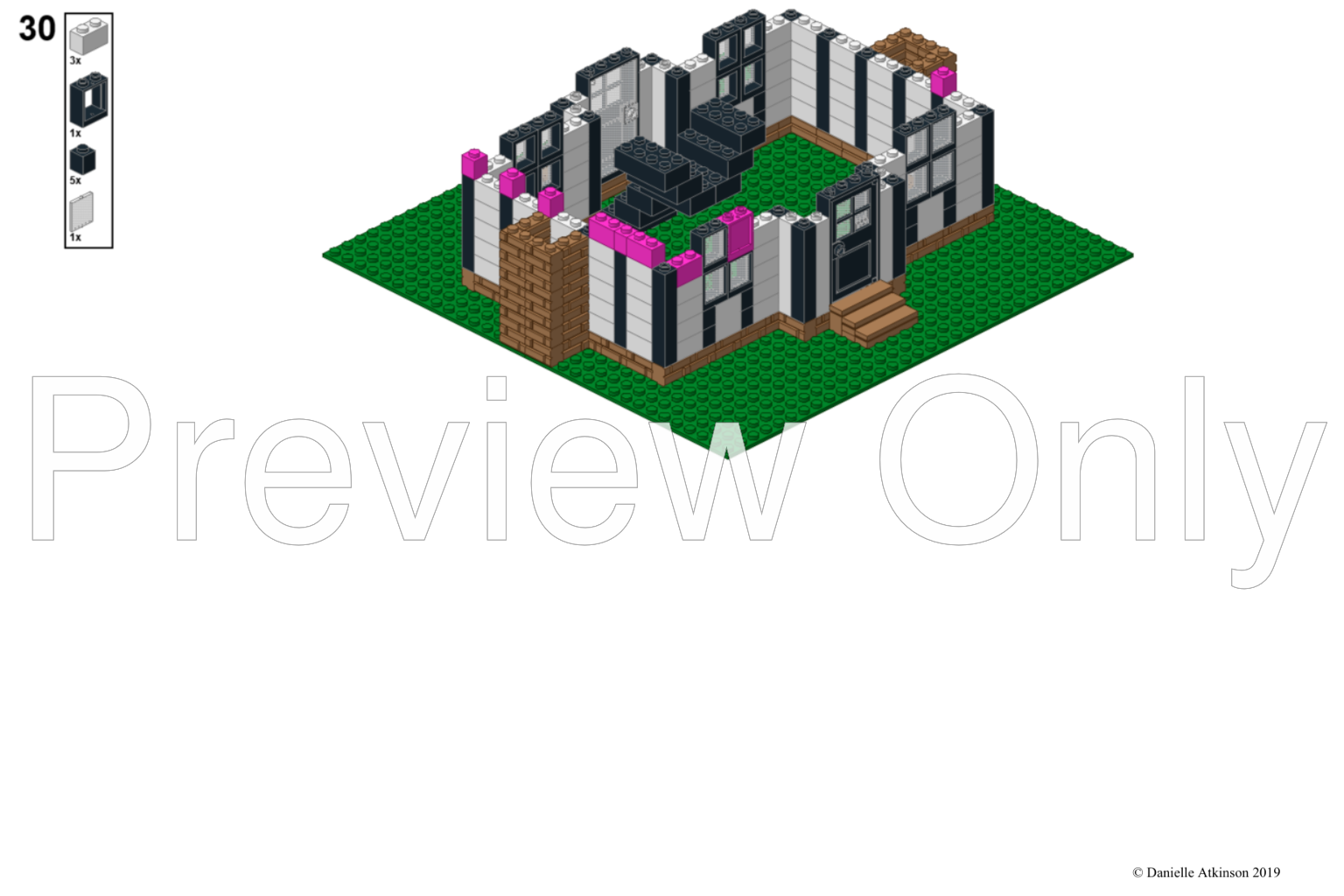 LEGO MOC Tudor House by Danielle | Rebrickable - Build with LEGO