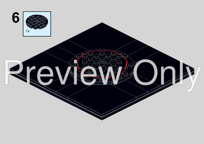 LEGO MOC US Flag & Wreath (addon for my Bald Eagle MOC) by borysf | Rebrickable - Build with LEGO