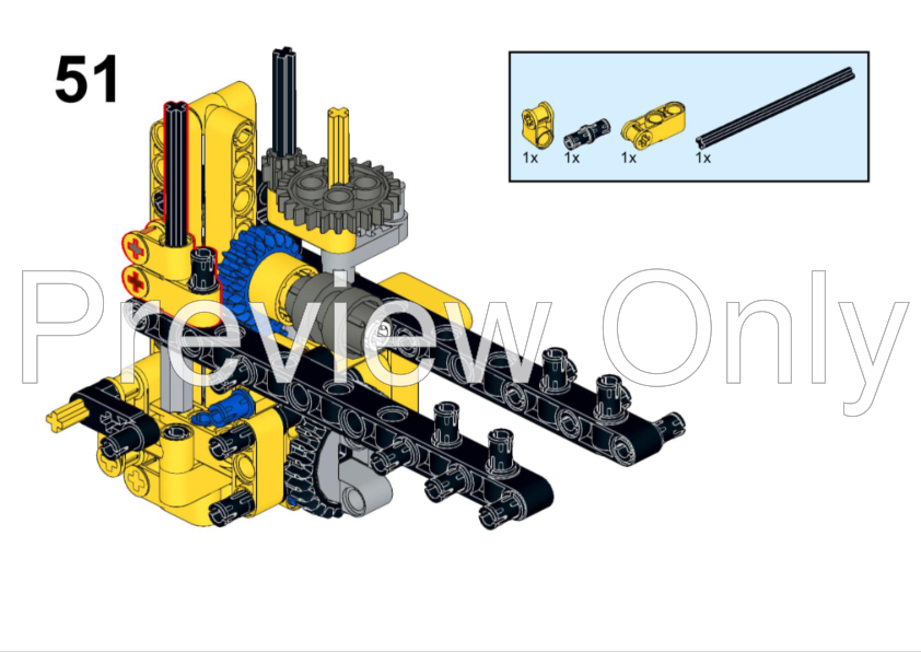 LEGO MOC Manual single arm wheel loader by jorgeopesi | Rebrickable ...