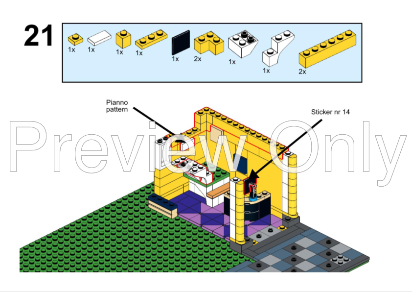 Lego Moc Modular Radio Station By Dioxity Rebrickable Build With Lego