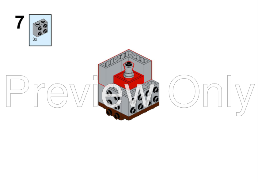 LEGO MOC The Thing Brickheadz by iBrickheadz | Rebrickable - Build with ...