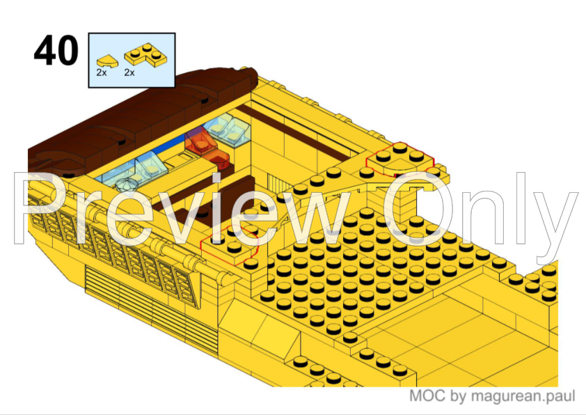Lego Moc Protoss Shuttle By Magureanpaul Rebrickable Build With Lego