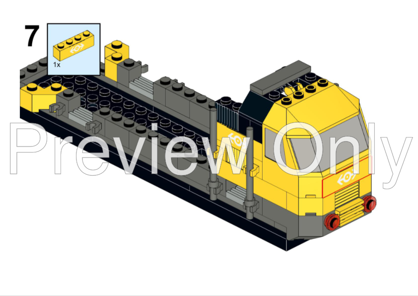 LEGO MOC Lego snow plow train by Tom11_02 | Rebrickable - Build with LEGO