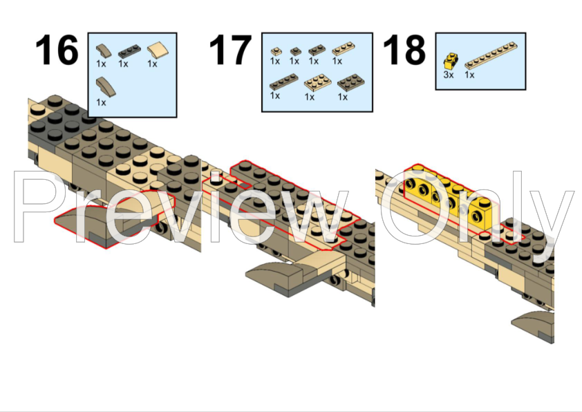 LEGO MOC AH-1F / AH-1S Cobra Minifig Scale (1:42) by Qwinter ...