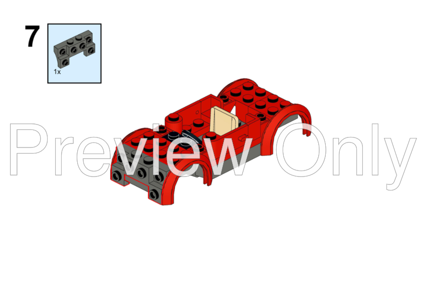 LEGO MOC Autorack Train Wagon (V2.01 / Short Version) by MCC_2343 ...